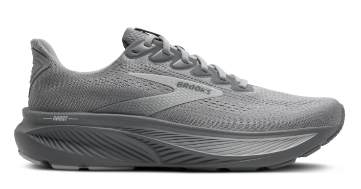Brooks Men's Ghost 17 Primer Gray/Oyster Mushroom (D or 2E Width) NEW ...